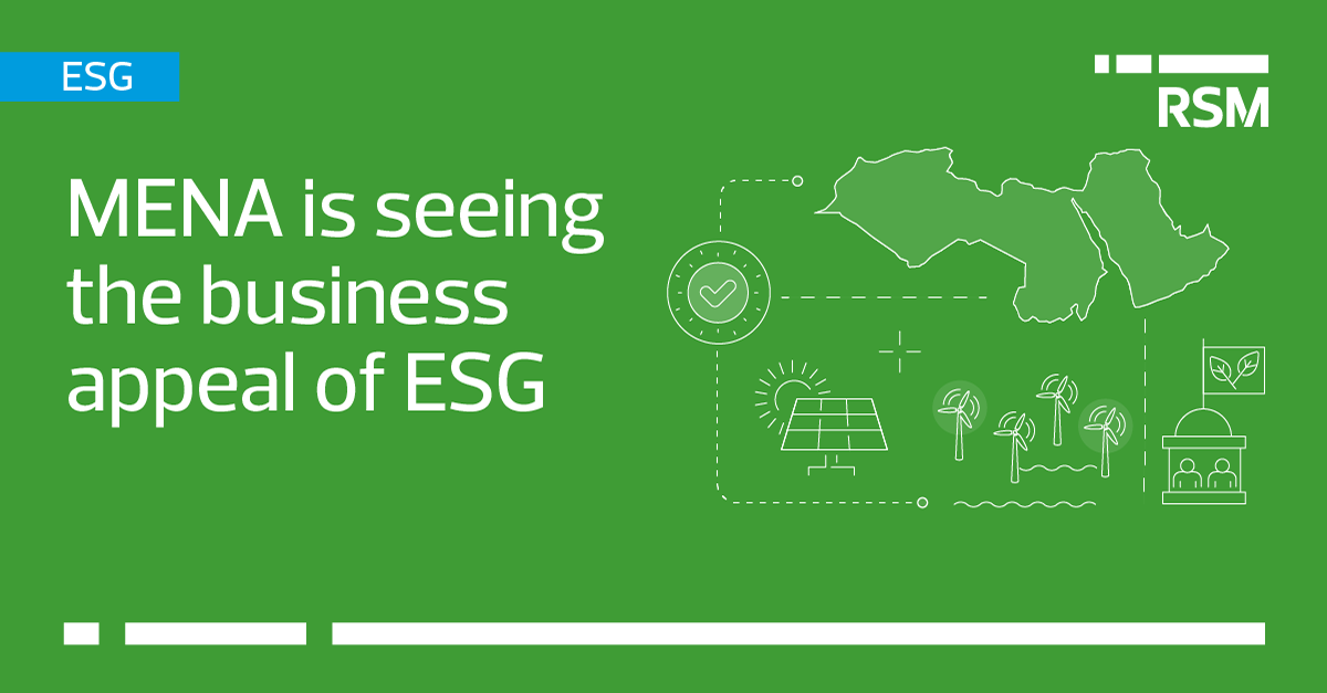 ESG in MENA: Realities, challenges, and opportunities – RSM Global – Impact investing